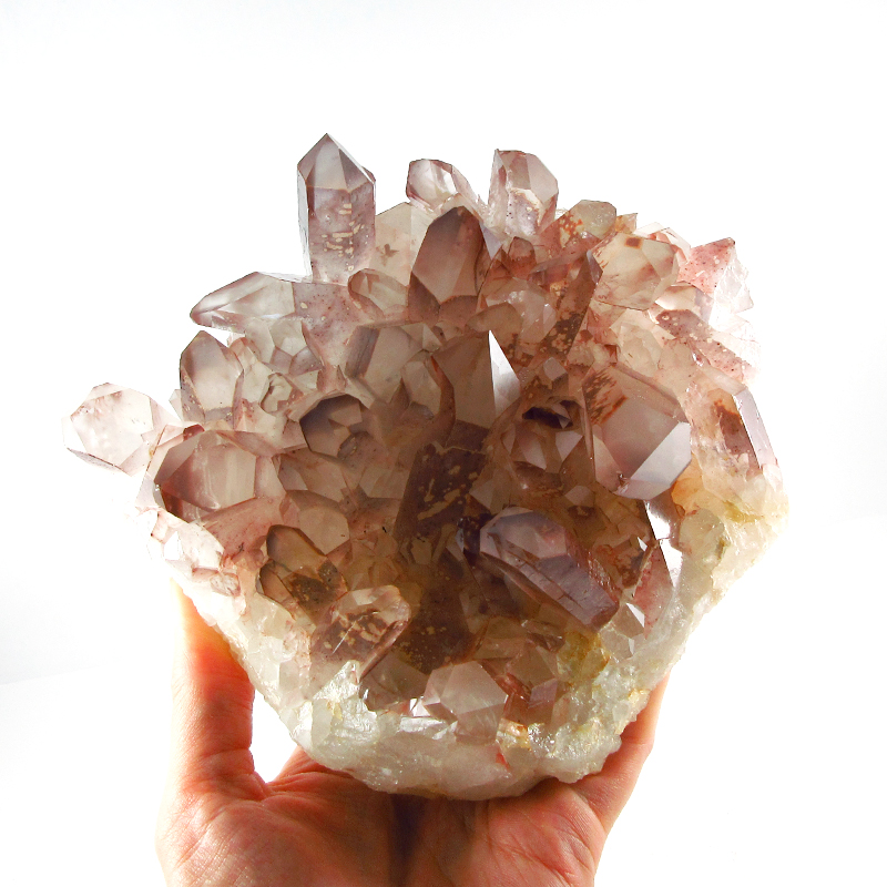 Peach / Mauve Quartz Cluster – folk-stone.com